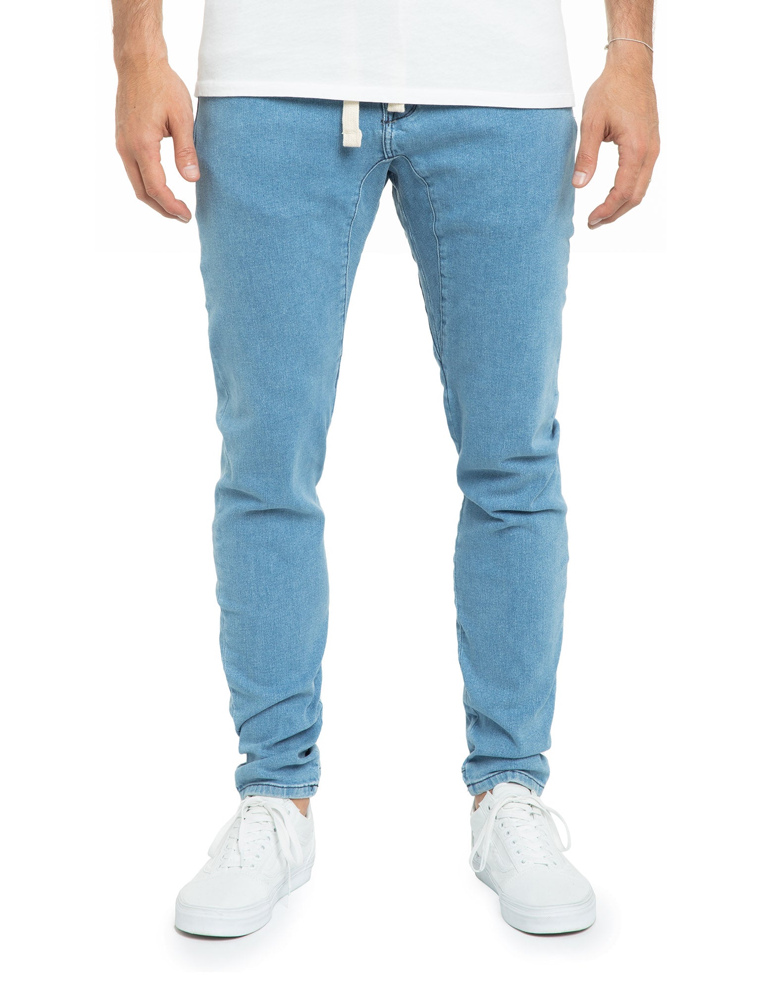TAPERED LIGHTBLUE PANTS | PULLIN