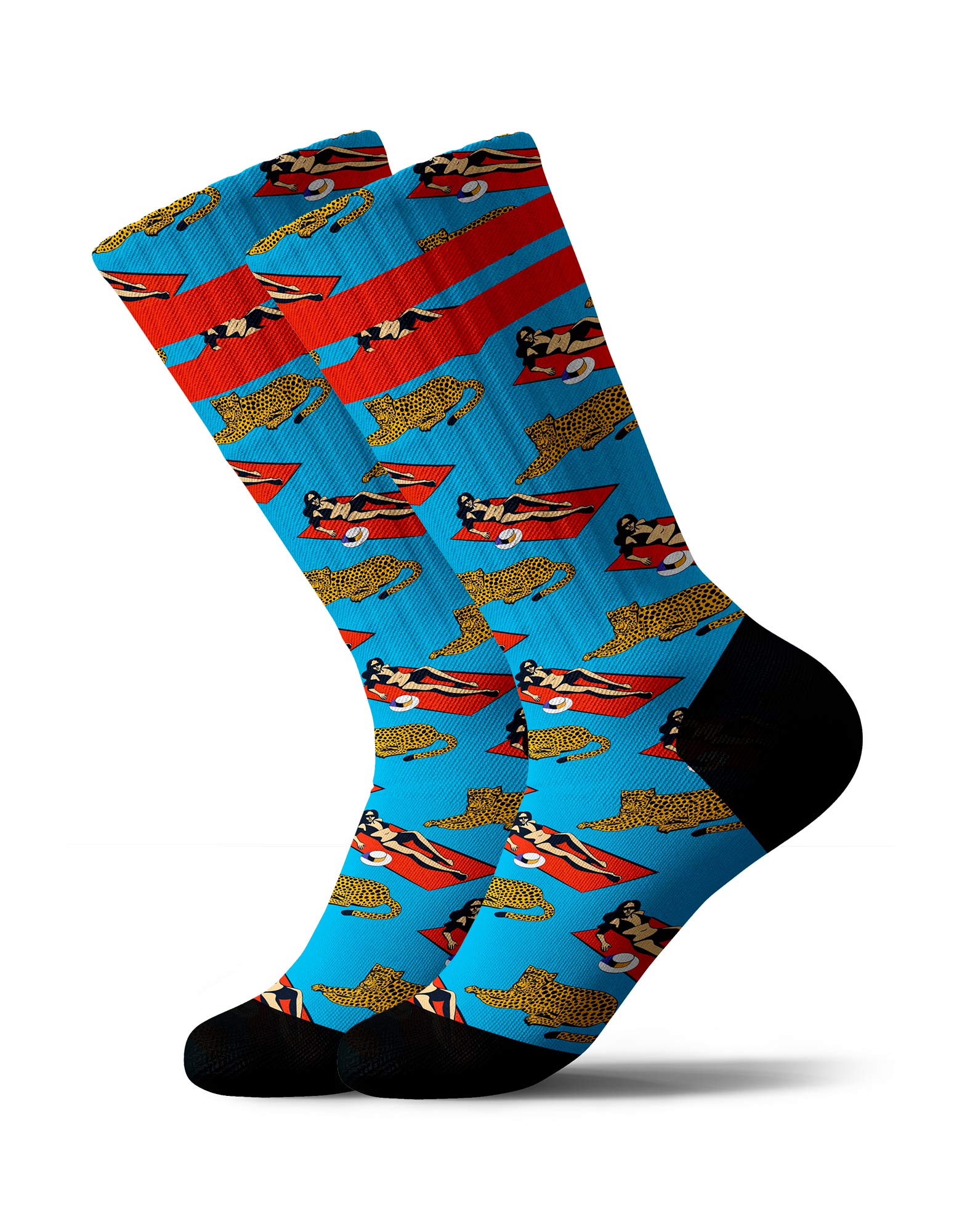CHEETA SUBLIMATED SOCKS | PULLIN