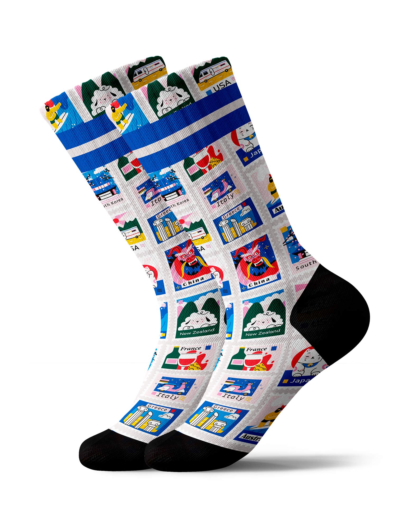 POSTAL SUBLIMATED SOCKS | PULLIN